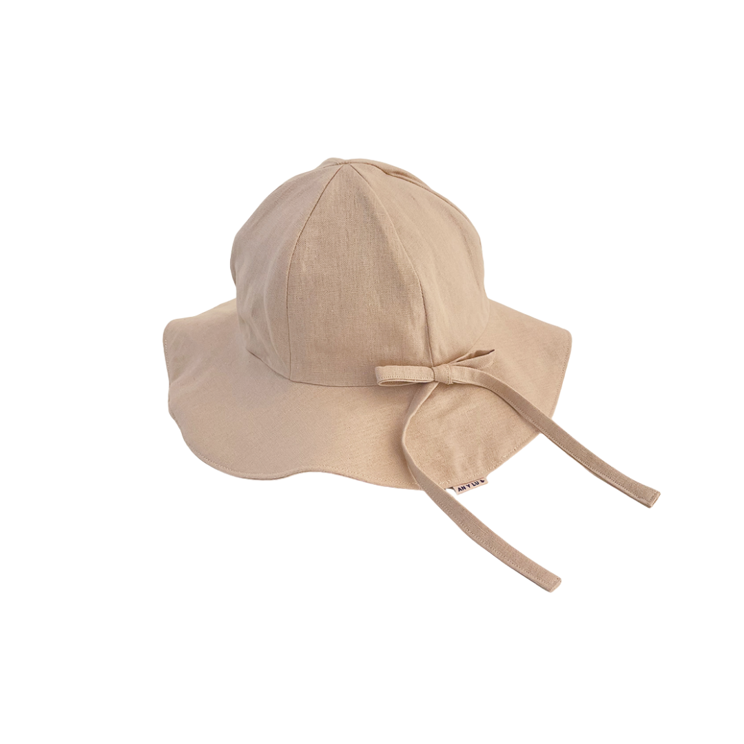 Gorro para el Sol - Beige Arena | An y Lu – Mamás Mateas