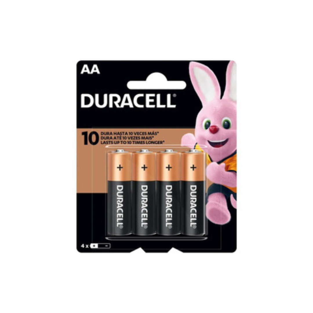 Pilas AA - Pack de 4 unidades | Duracell – Mamás Mateas